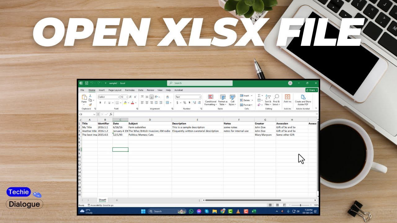 How to Open XLSX File