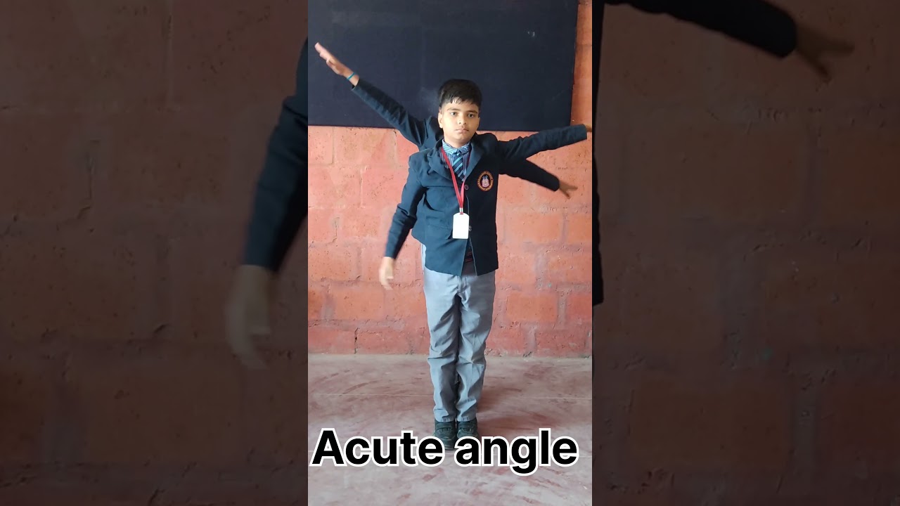 Maths activity. Lines and Angles with Body Parts