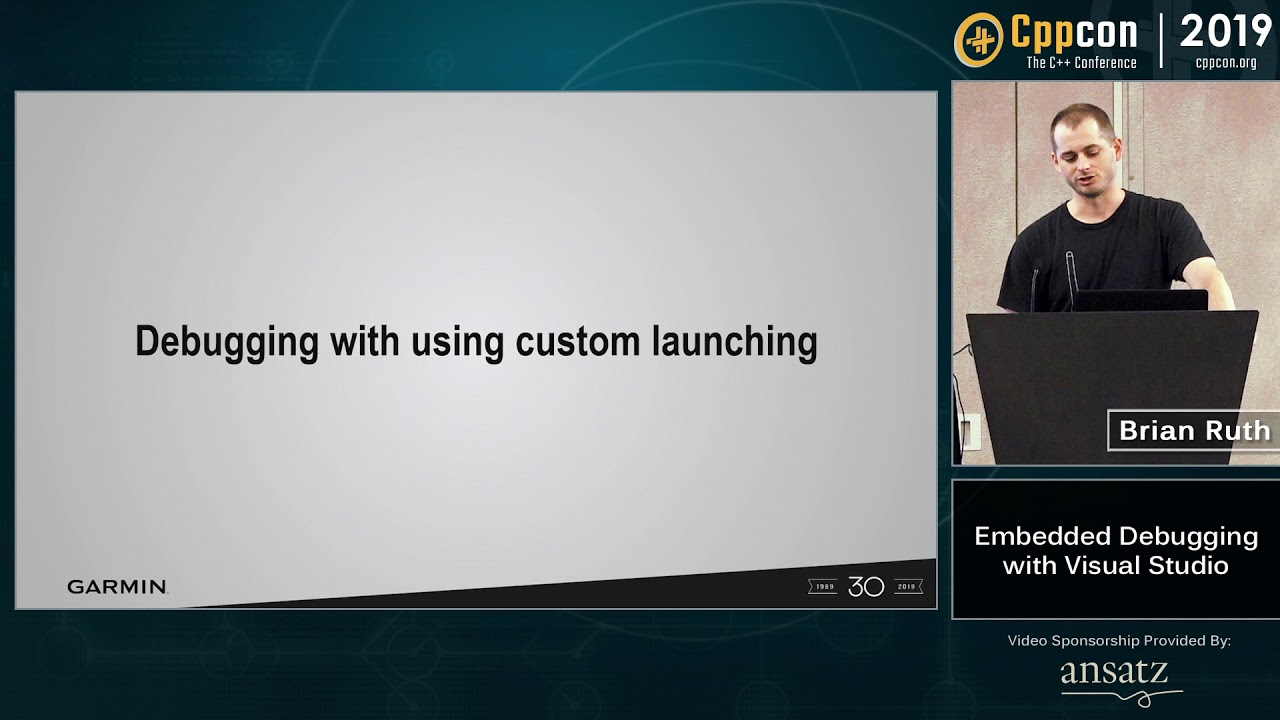 Embedded Debugging with Visual Studio - Brian Ruth - CppCon 2019