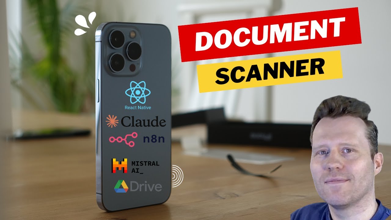 Vibe Code a Document Scanner with Claude Code, React Native, Mistral AI, n8n & OpenAI