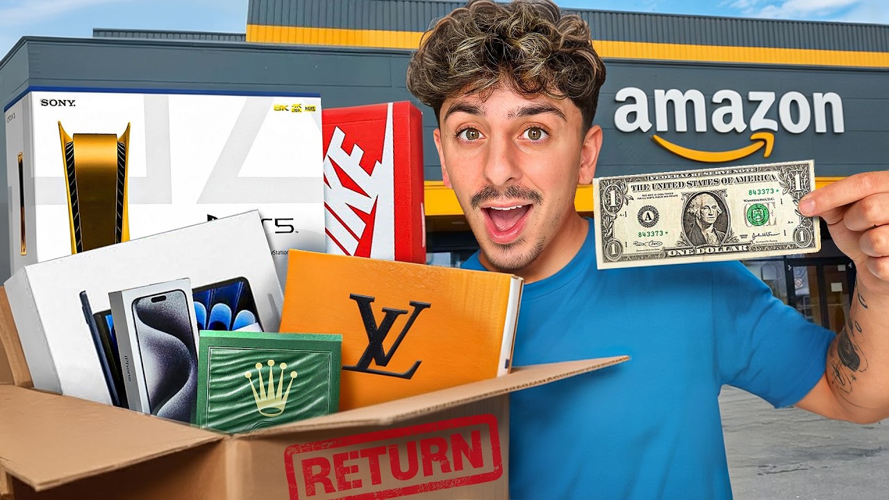 I Went To A $1 Amazon Return Store! (INSANE DEALS)