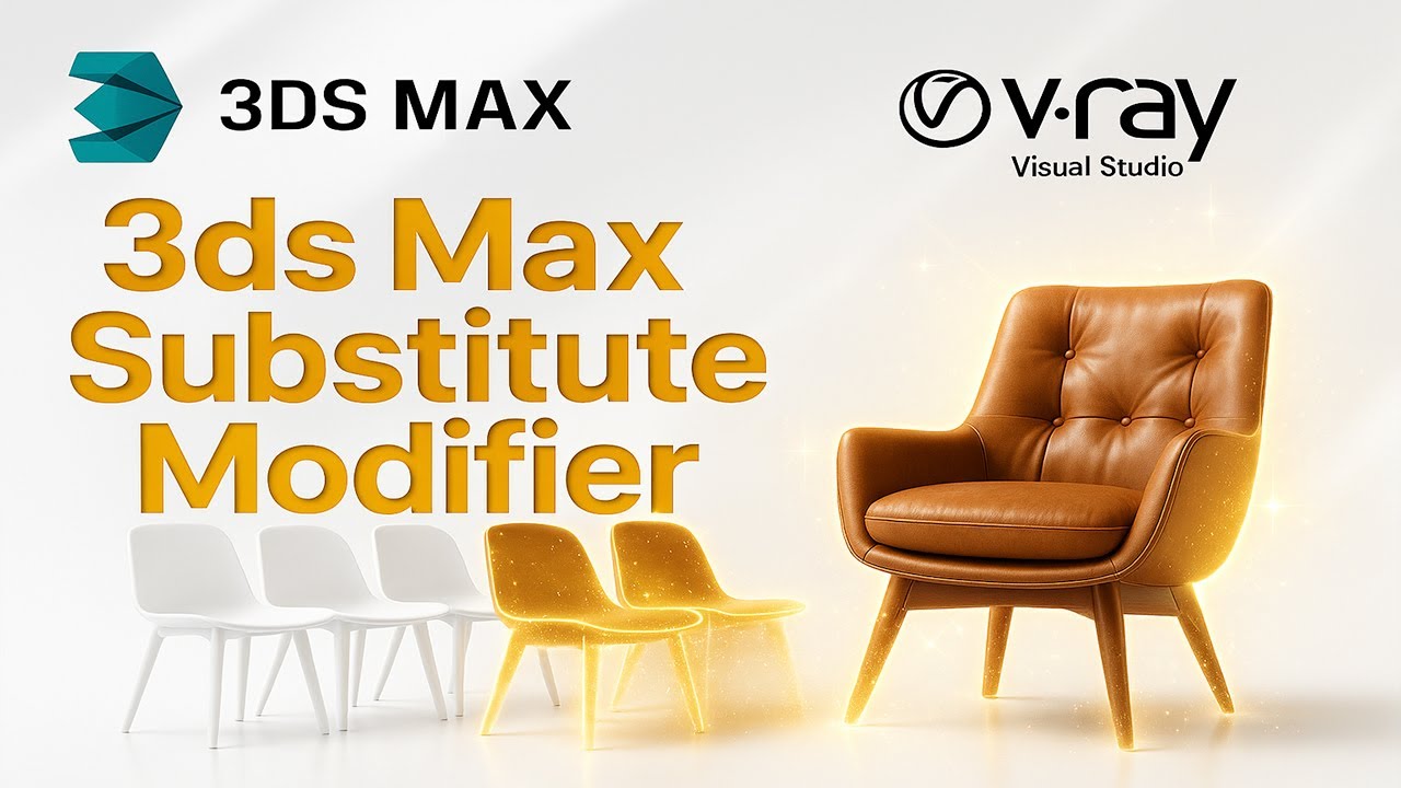 3ds Max Substitute Modifier Tutorial | Object Replacement Made Simple