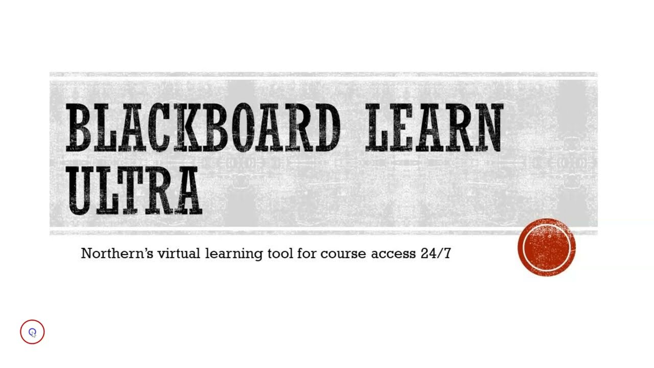 Introduction to Blackboard Ultra for Students