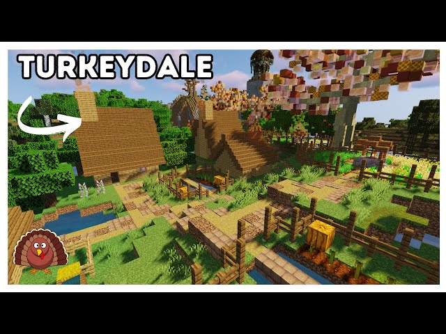 Minecraft Thanksgiving Village - Turkeydale Minecraft Map