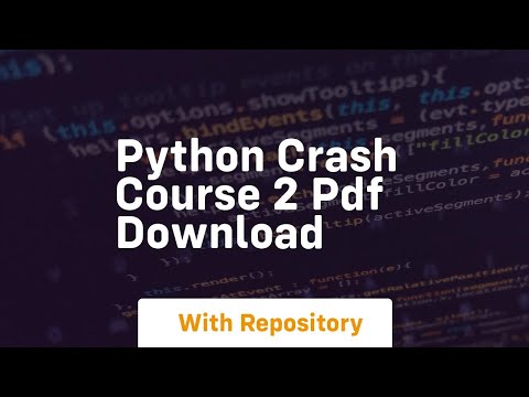 python crash course 2 pdf download