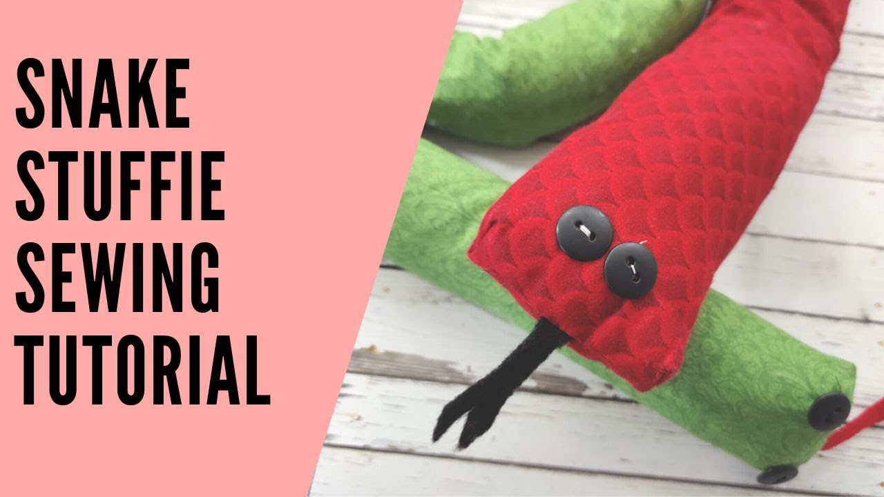 Easy Snake Stuffie Sewing Tutorial