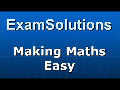 Matrices - Finding the cofactor matrix | ExamSolutions - maths problems answered