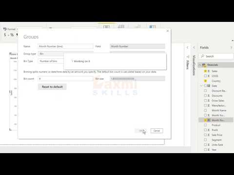 Creating Groups and Histogram Bins in Power BI Desktop
