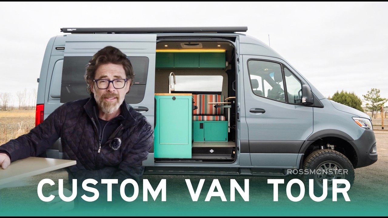 This Custom, High-End Rossmonster Camper Van Makes the Most out of Its ...