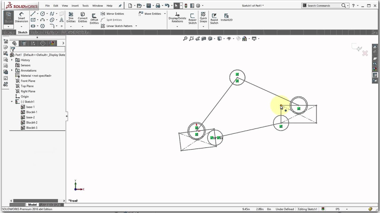 SolidWorks Sketch Blocks