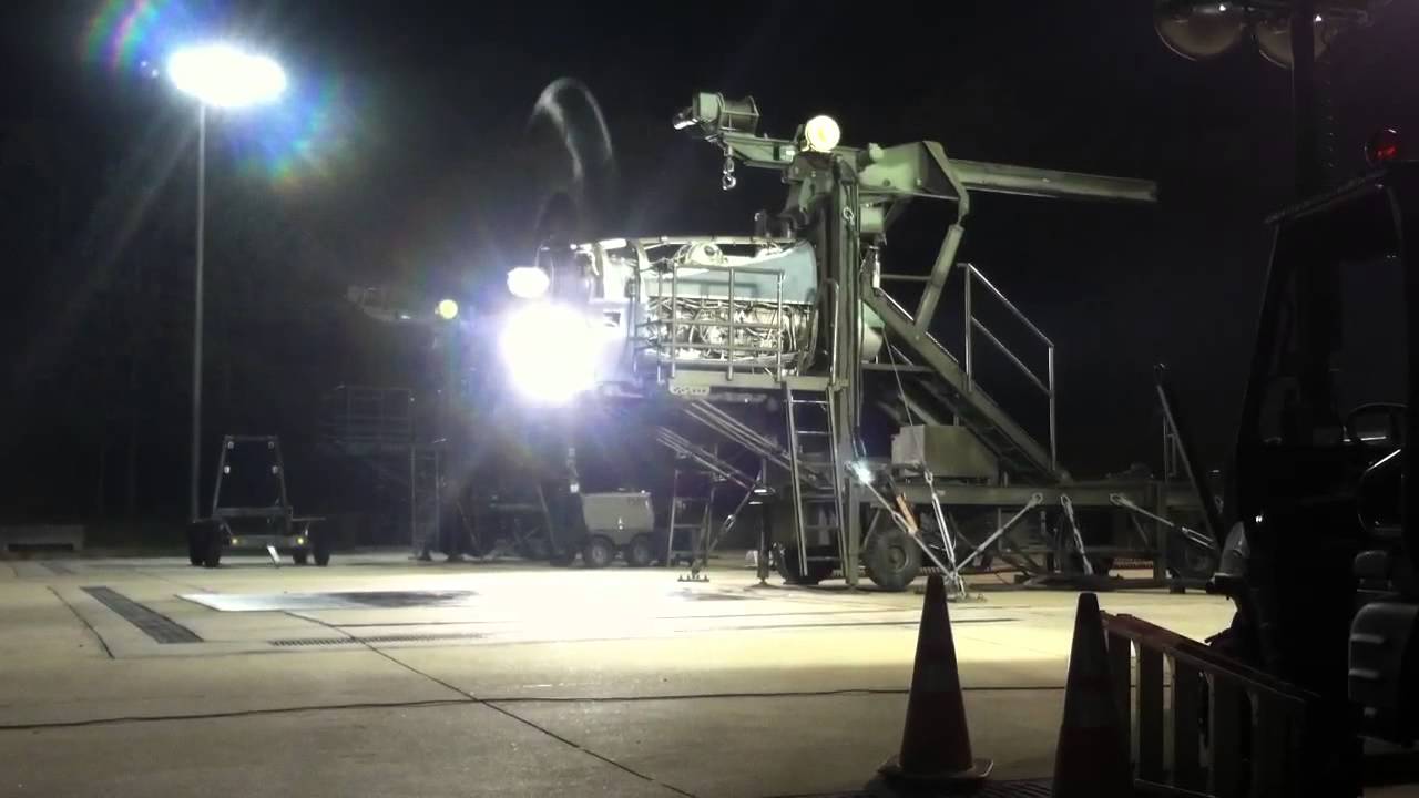Rolls Royce T56 engine run