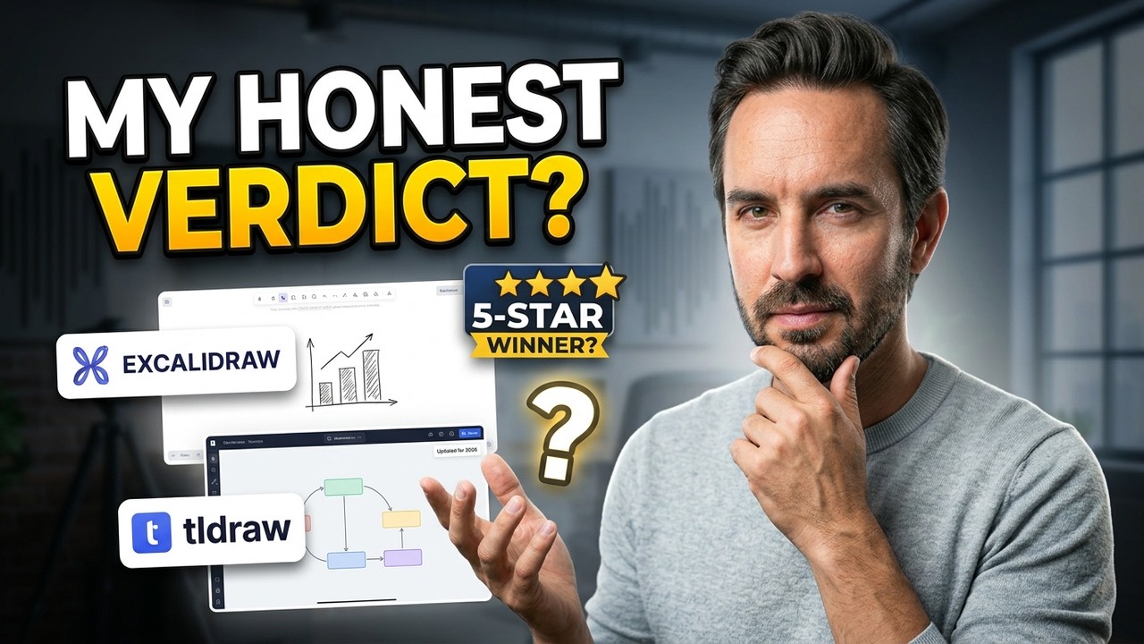Excalidraw vs tldraw - Which Whiteboard Tool Is Better in 2026?
