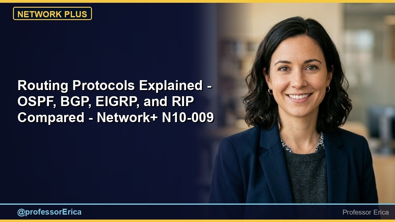 Routing Protocols Explained - OSPF, BGP, EIGRP, and RIP Compared - Network+ N10-009