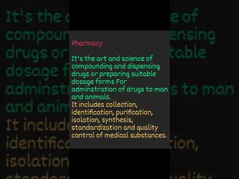 what is pharmacy? pharmacy definition||meaning of pharmacy||#pharmacy #shorts #viral #pharmacist