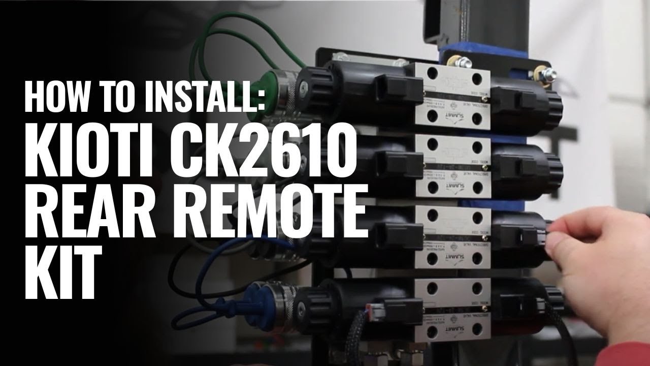 Summit Hydraulics Kioti CK2610 Rear Remote Kit