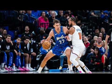 Knicks dominate Magic 121-106 with explosive offense, powering their way to NBA Cup quarterfinals.