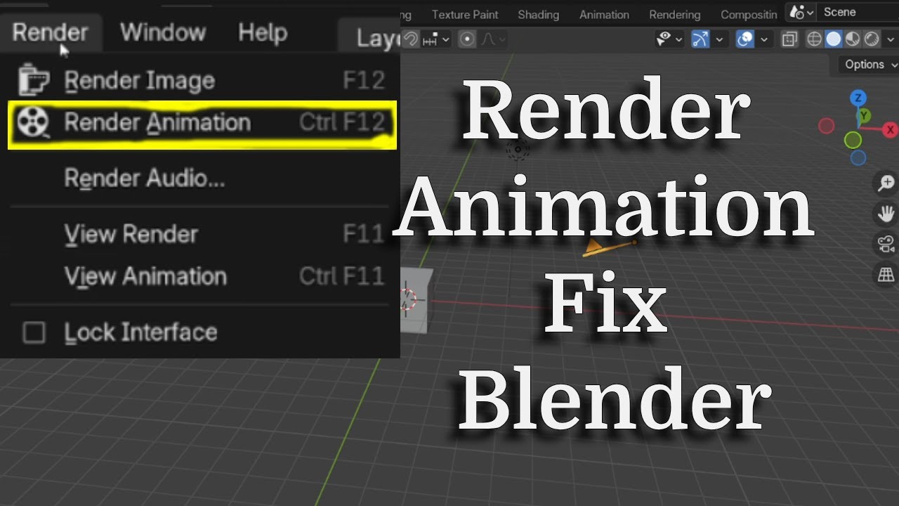 Blender 3D Blank Animation Rendering Fix Tutorial