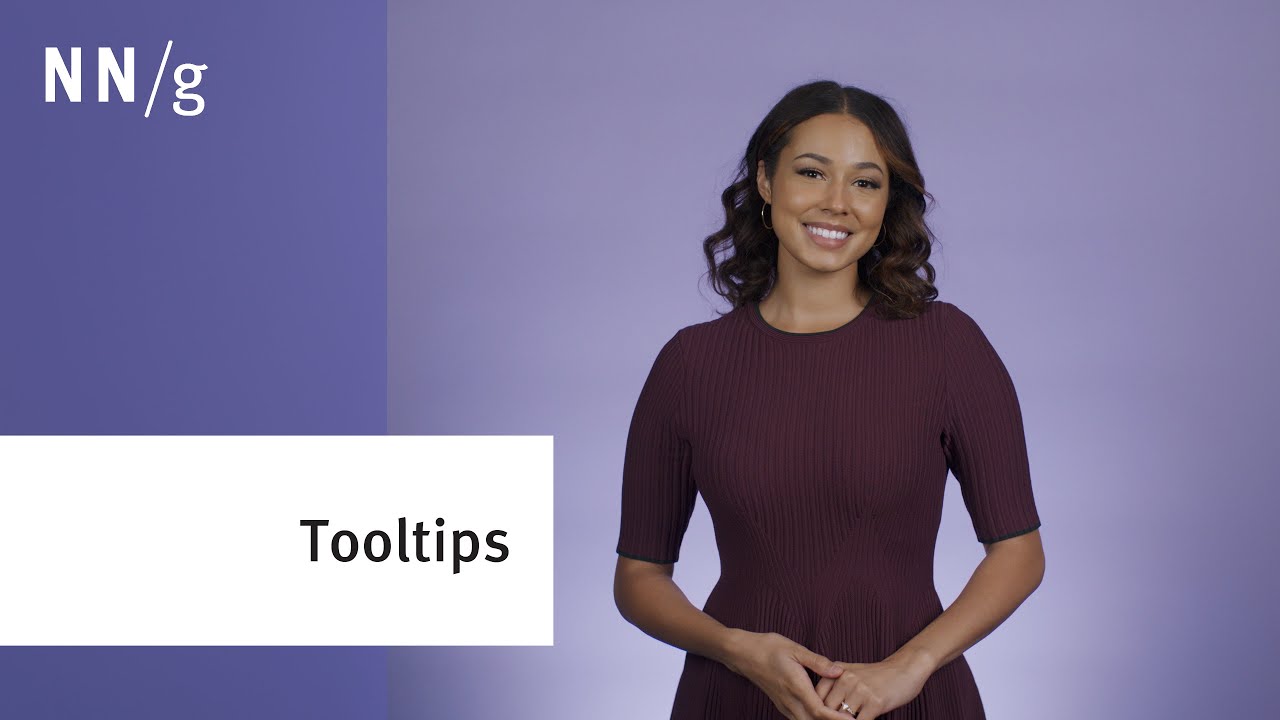 Tooltips in the User Interface