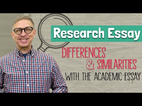 Research Essay | Differences from the Academic Essay