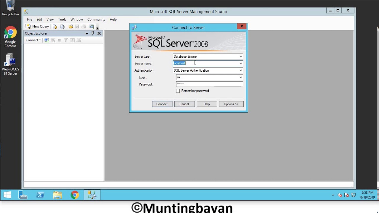 Cannot connect to localhost Microsoft SQL Server Error 2