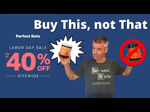 Perfect Keto Labor Day Sale - Buy This, Not That - 40% off!