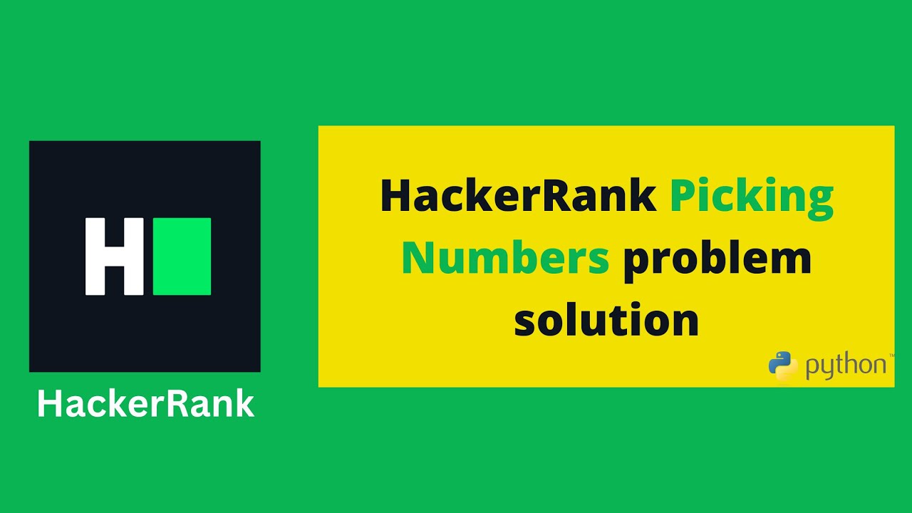 HackerRank Picking Numbers problem solution in Python programming | Programmingoneonone
