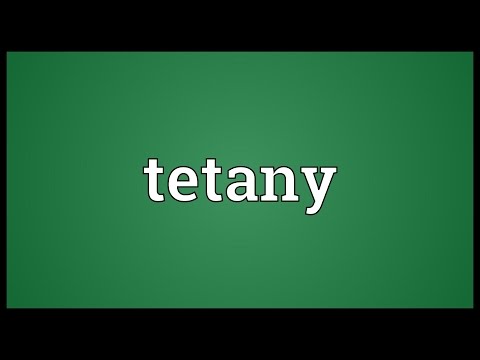 Tetany Meaning