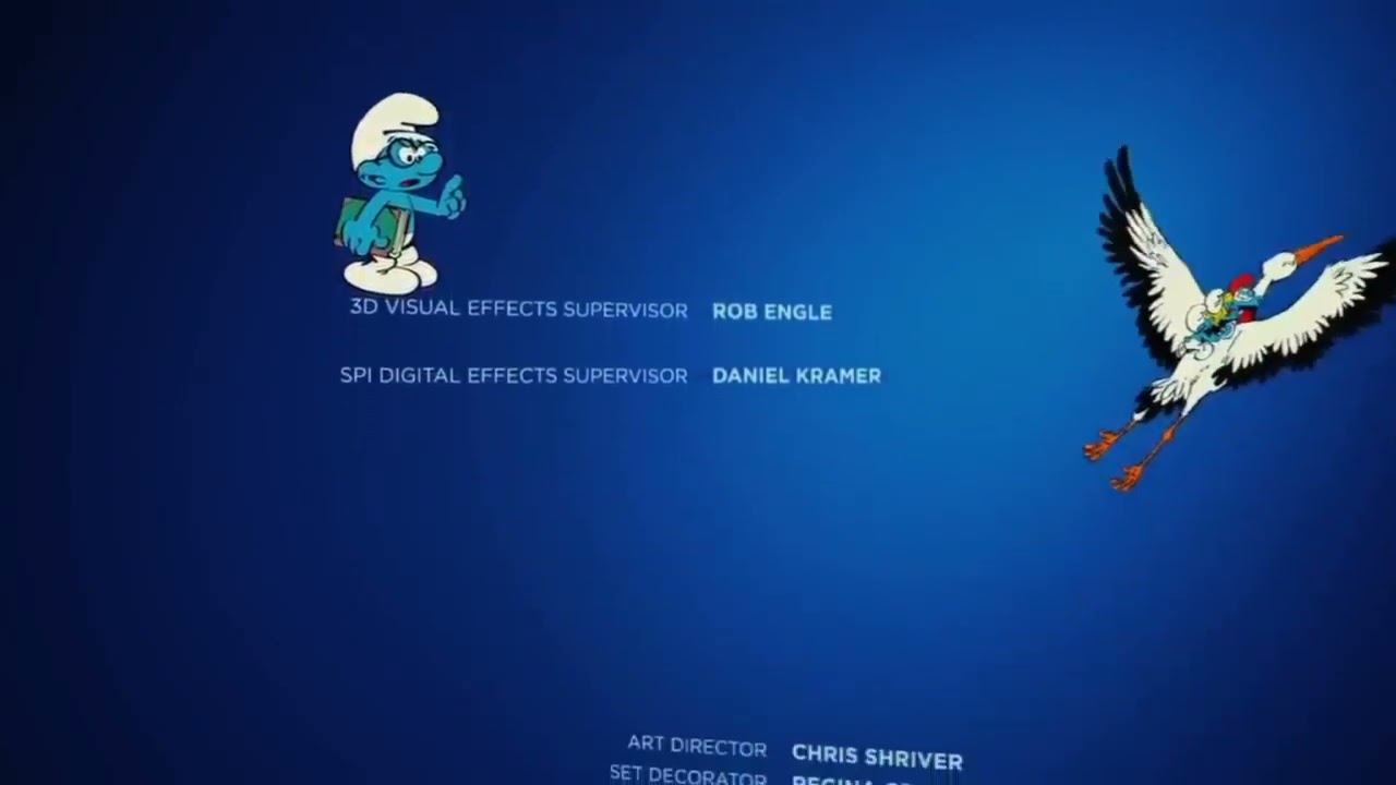 The Smurfs Full Credits