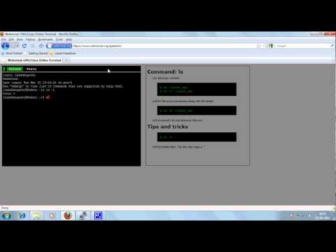 Online Linux Terminal Webminal.org