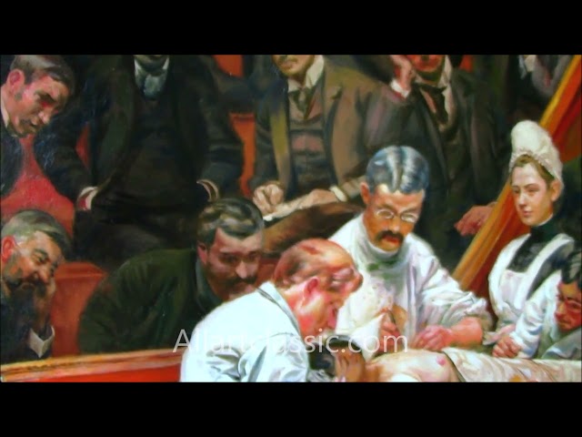 Thomas Eakins Agnew Klinikken 1. The Painting The Agnew Clinic