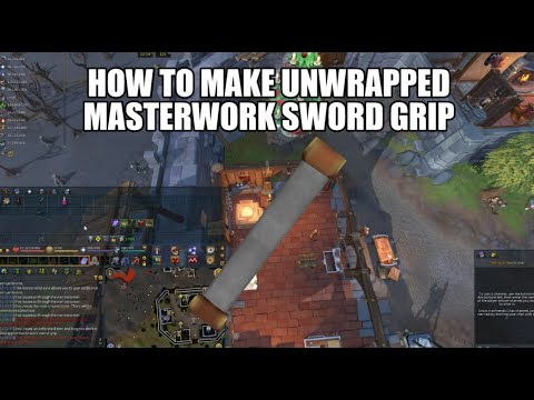 How to make unwrapped masterwork sword grip | Runescape 3