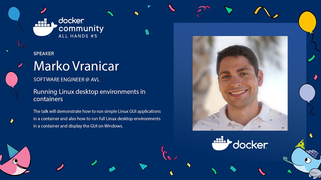 Docker Talk - Running Linux Desktop Environments in Docker Containers (2022)