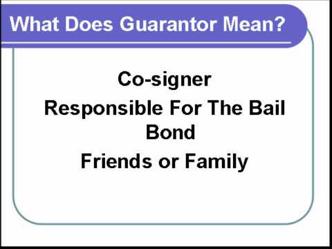 What Does Guarantor Mean / 512-887-4242