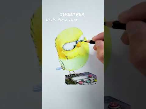 Drawing Sweetpea from The Secret Life of Pets ???? #shorts #art #drawing