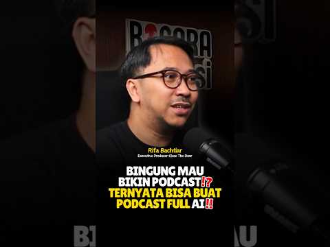 Bikin Konten YouTube Bisa Full Pake AI⁉️Bahkan Podcast Bisa Dibuat Pake AI‼️