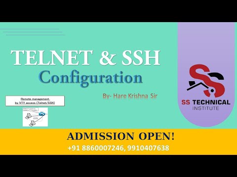 Remote Access Telnet & SSH Configuration