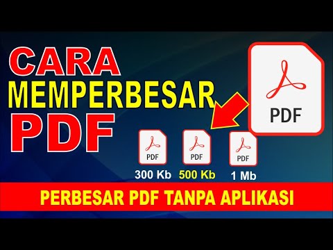 Cara Memperbesar Ukuran PDF | Mengubah Ukuran PDF Mejadi Lebih Besar
