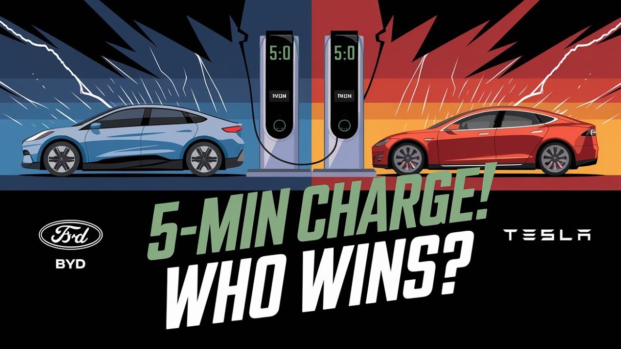 BYD's Five-Minute Charging: How It Stacks Up Against Tesla