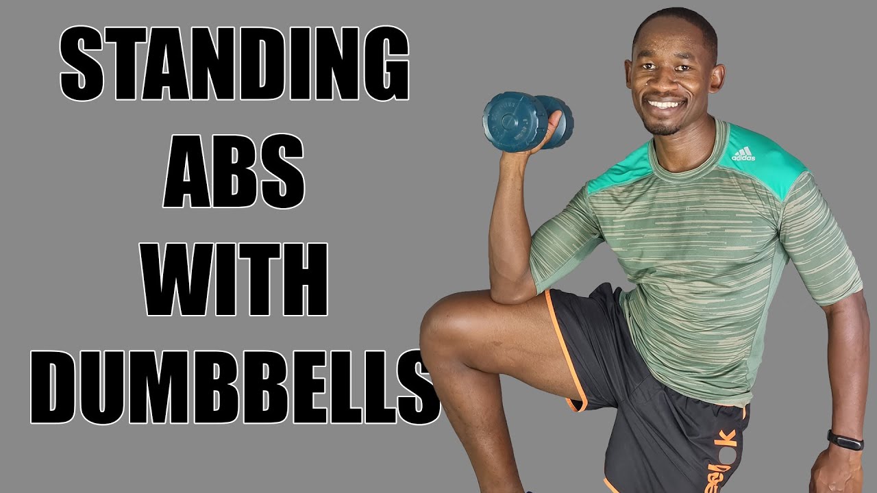 30 Minute Standing Abs Workout with Dumbbells/ Flat Belly Dumbbell Workout