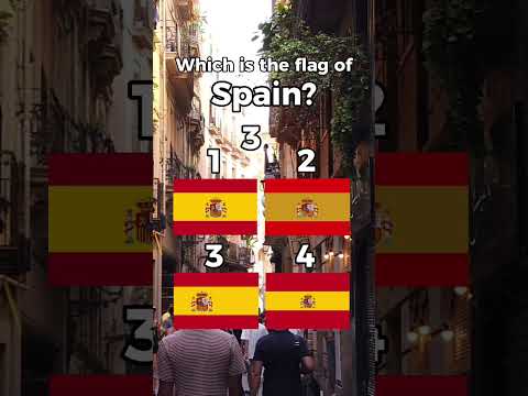 Do you know the flag of Spain? #geographyquiz #flagquiz #shorts