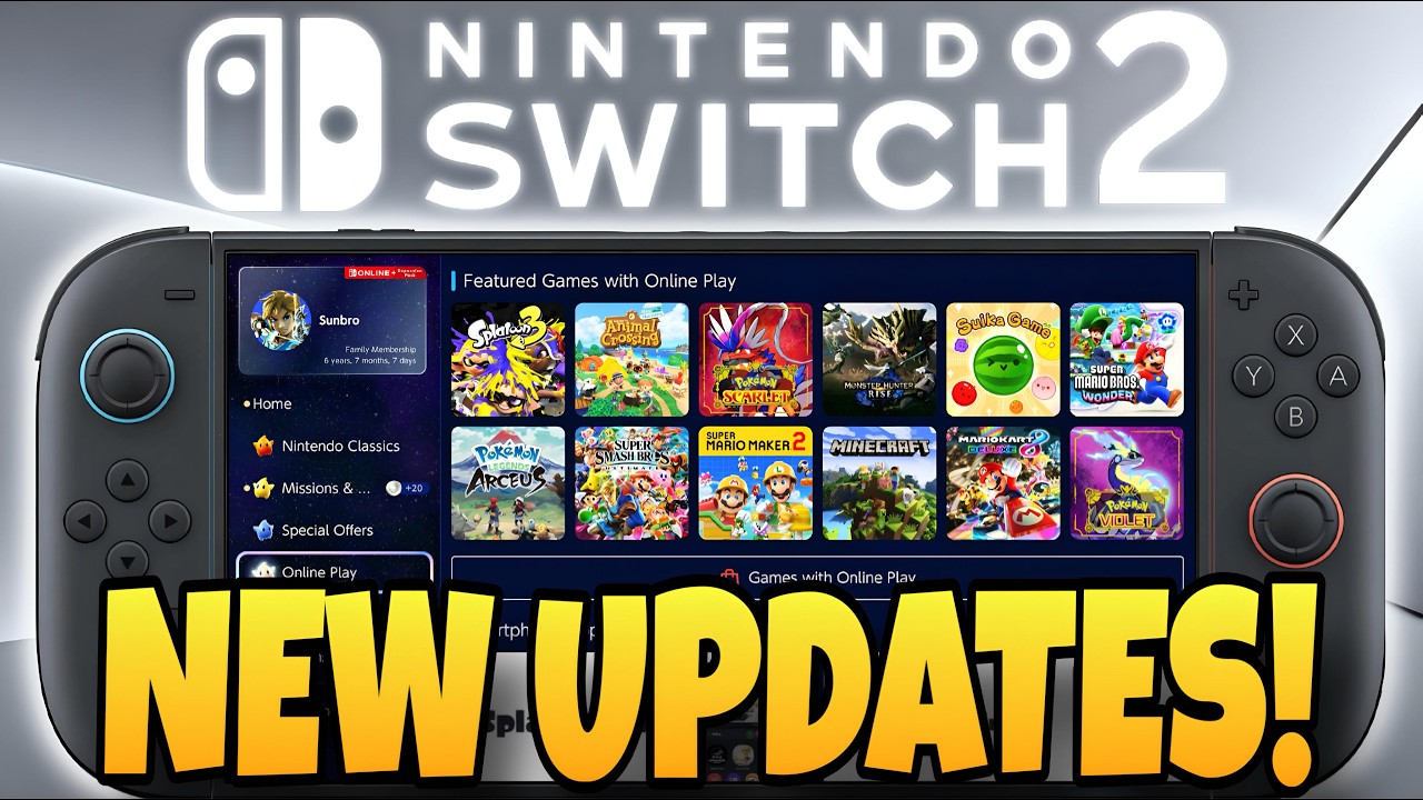 New Nintendo Switch 2 Updates Have Appeared!