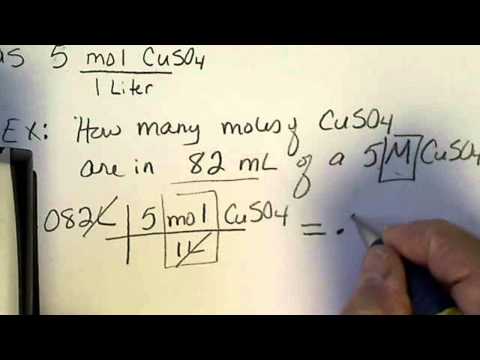 Molarity, M is NOT a unit