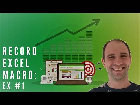 Excel Macros - how to record a macro - save - run - edit VBA code