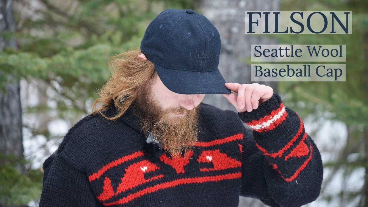 FILSON Seattle 100% Wool Baseball Cap