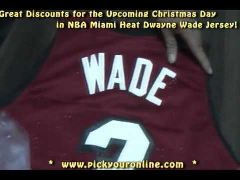 NBA Miami Heat Dwayne Wade Jersey at PickYourOnline