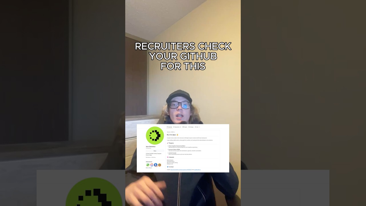 My Github Was Costing Me Interviews #computerscience #github #techcareers #interviewtips #coding