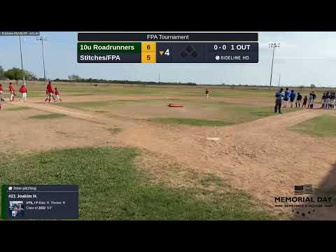 10u Roadrunners @ Stitches/FPA (2025.05.25)