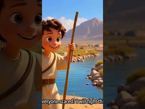 David and Goliath - Animated Bible story #davidandgoliath #cartoon #animation #biblestories #kids