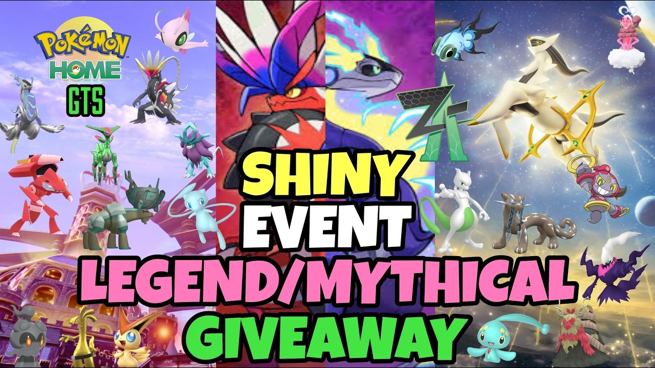 Pokémon Legends ZA⚪Scarlet/Violet🟣Sword/Shield🔵Home GTS Giveaway Updated!🟢