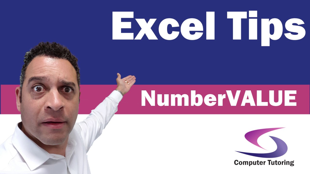 How to use the NUMBERVALUE function in Excel?